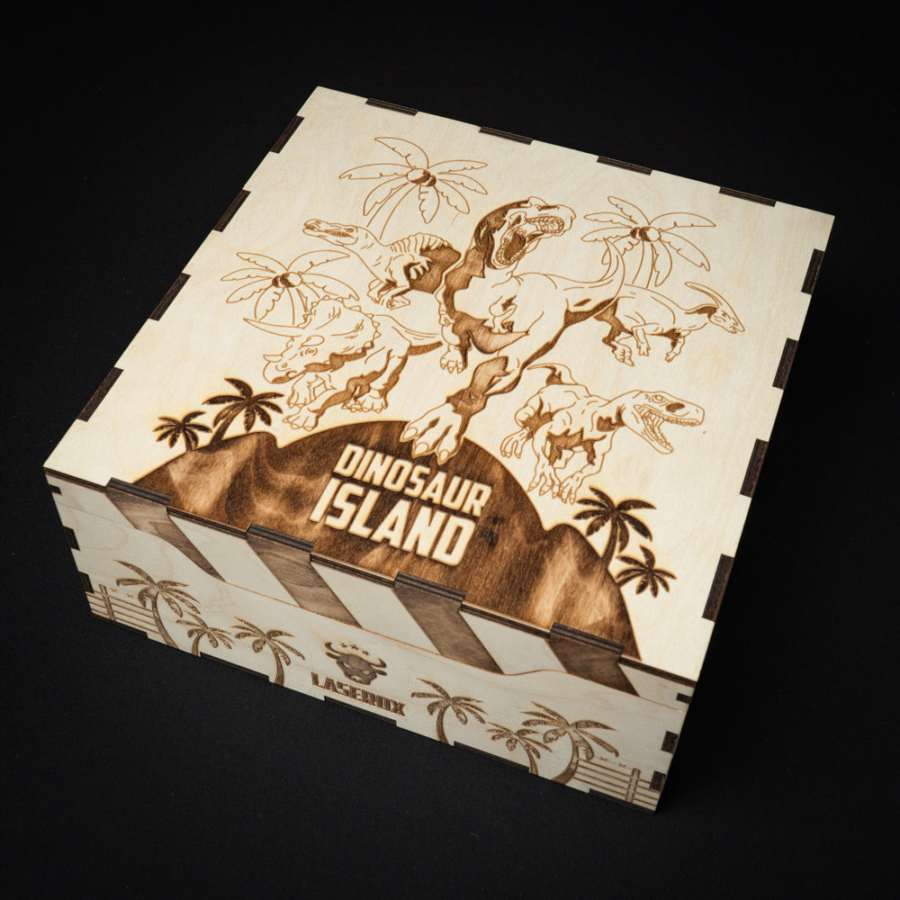 Dinosaur Island | Insert | Dinosaur Crate | Laserox