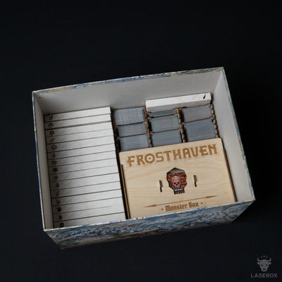 Frosthaven Monster Box Insert | Board Game Organizer | Laserox