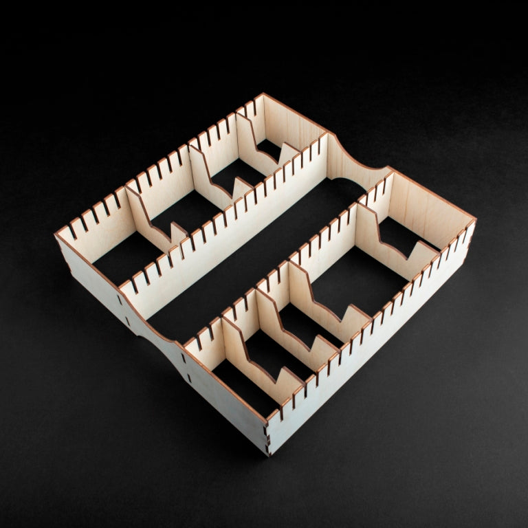 Unsleeved Regular Card Box | Board Game Organizer | Laserox