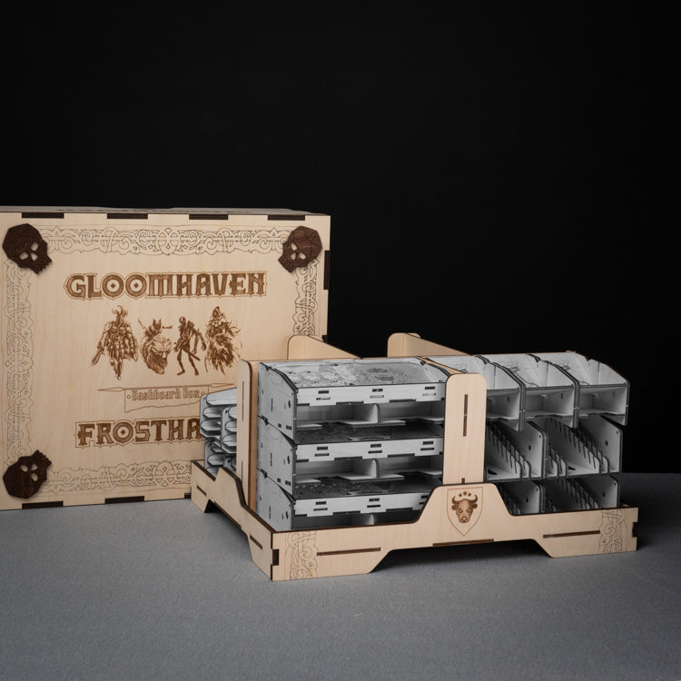 Frosthaven, Gloomhaven, JOTL | Accessories | Party Dashboard Box | Laserox