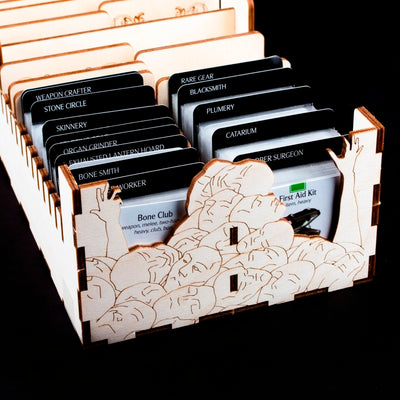 Kingdom Death: Monster (KDM) insert | board game organizer | Laserox