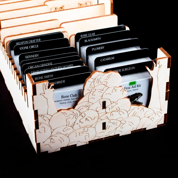 Kingdom Death: Monster (KDM) insert | board game organizer | Laserox