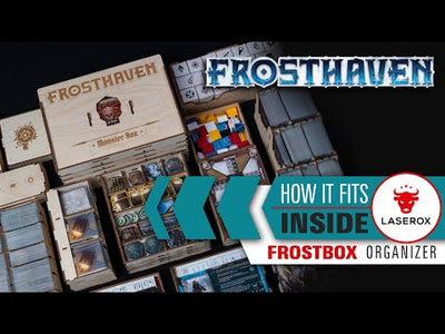 Frosthaven Monster Box Insert | Board Game Organizer | Laserox